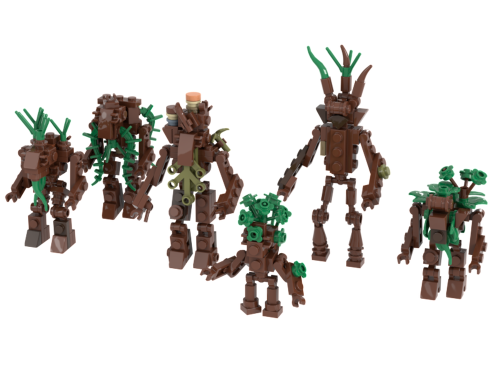 LEGO MOC LOTR Ents by RidgedBrick | Rebrickable - Build with LEGO