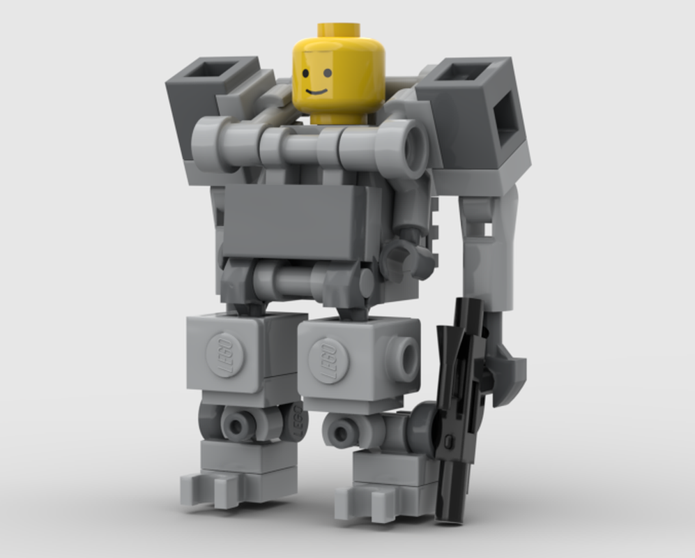 LEGO MOC minfigure mini mecha!!!!! by ducky_studios | Rebrickable ...