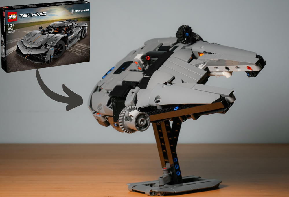 LEGO MOC-221012 Jesko Millennium-Falcon (42173 Alternate Build) by ...