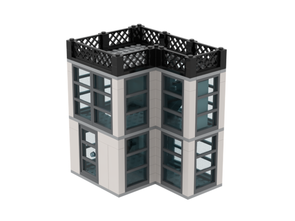 LEGO MOC White city building by WafityYT | Rebrickable - Build with LEGO