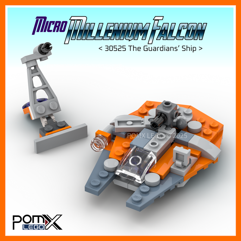 LEGO MOC Micro Millennium-Falcon by pomx | Rebrickable - Build with LEGO