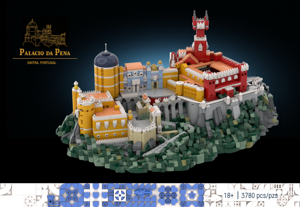LEGO MOC Palacio da Pena, Sintra, Portugal by LegoMOCtails ...