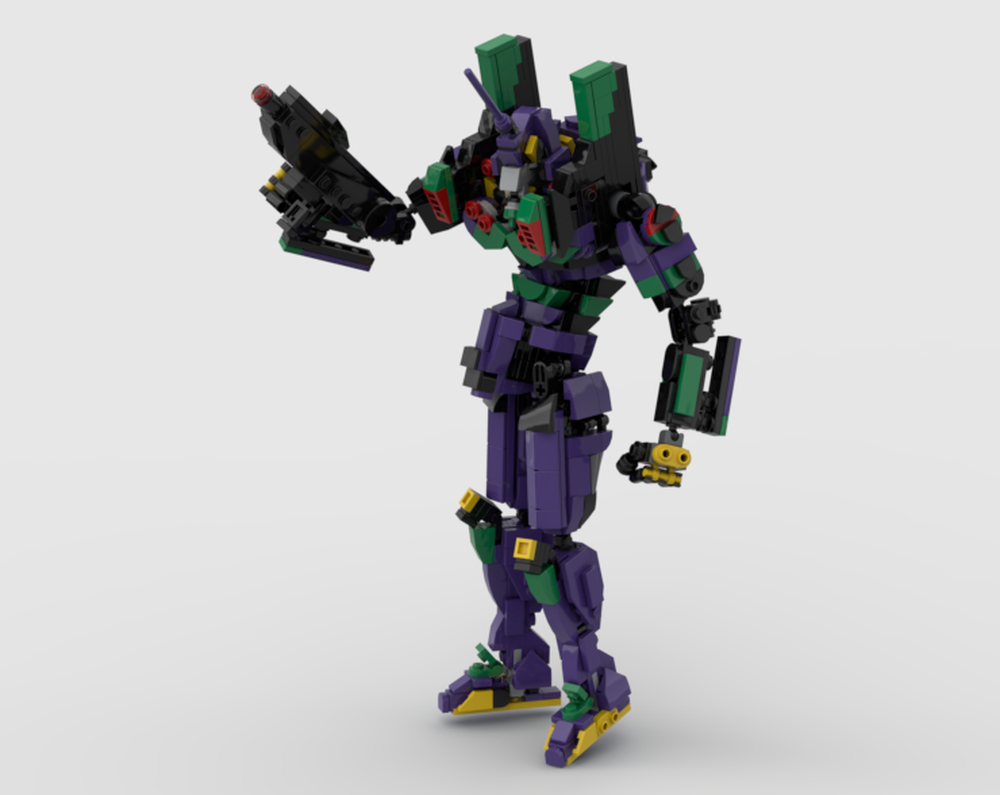 LEGO MOC Eva Unit 01 by DrippyBricks | Rebrickable - Build with LEGO