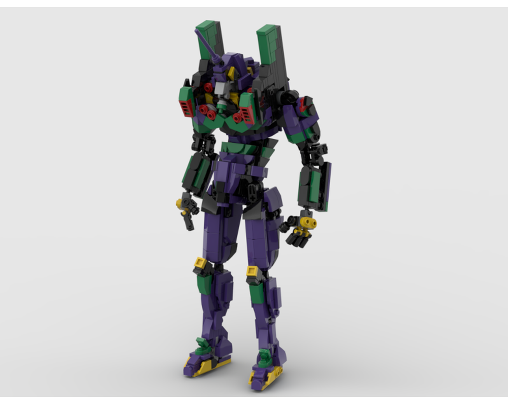 LEGO MOC Eva Unit 01 by DrippyBricks | Rebrickable - Build with LEGO