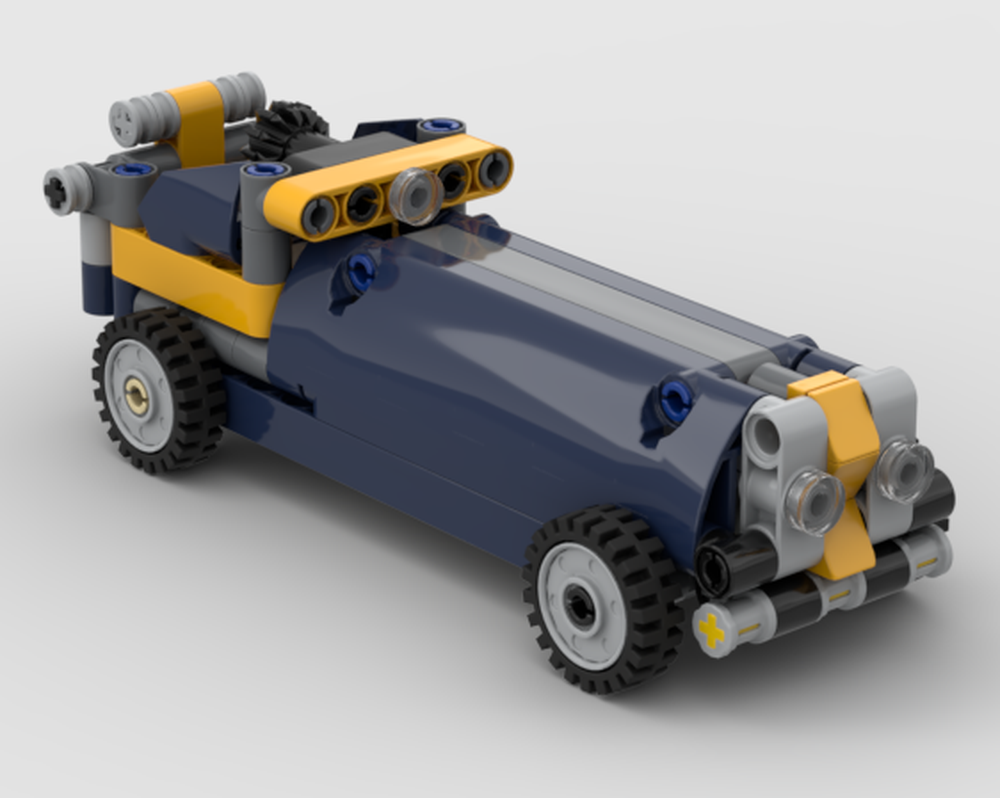 LEGO MOC European old roadster (1910) by VDOst | Rebrickable - Build ...