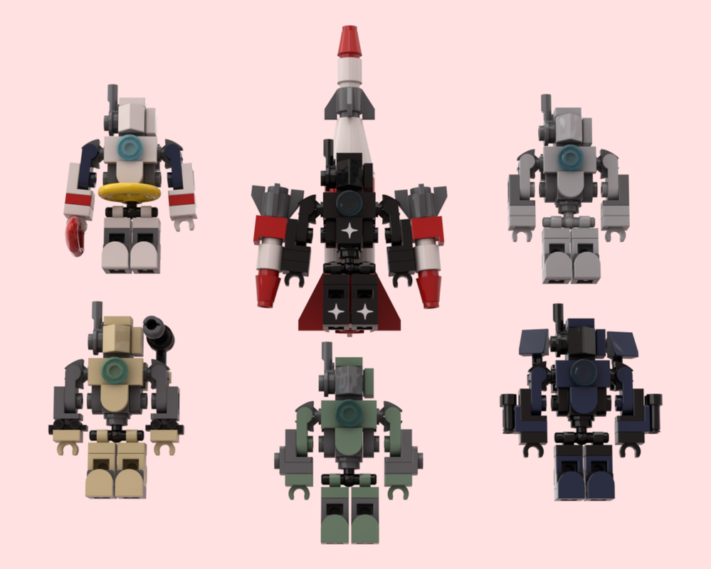 LEGO MOC Iron Man 2 Hammer Drones by TheOtherOne | Rebrickable - Build ...