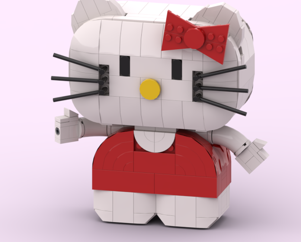 LEGO MOC Hello kitty by titou1405 | Rebrickable - Build with LEGO