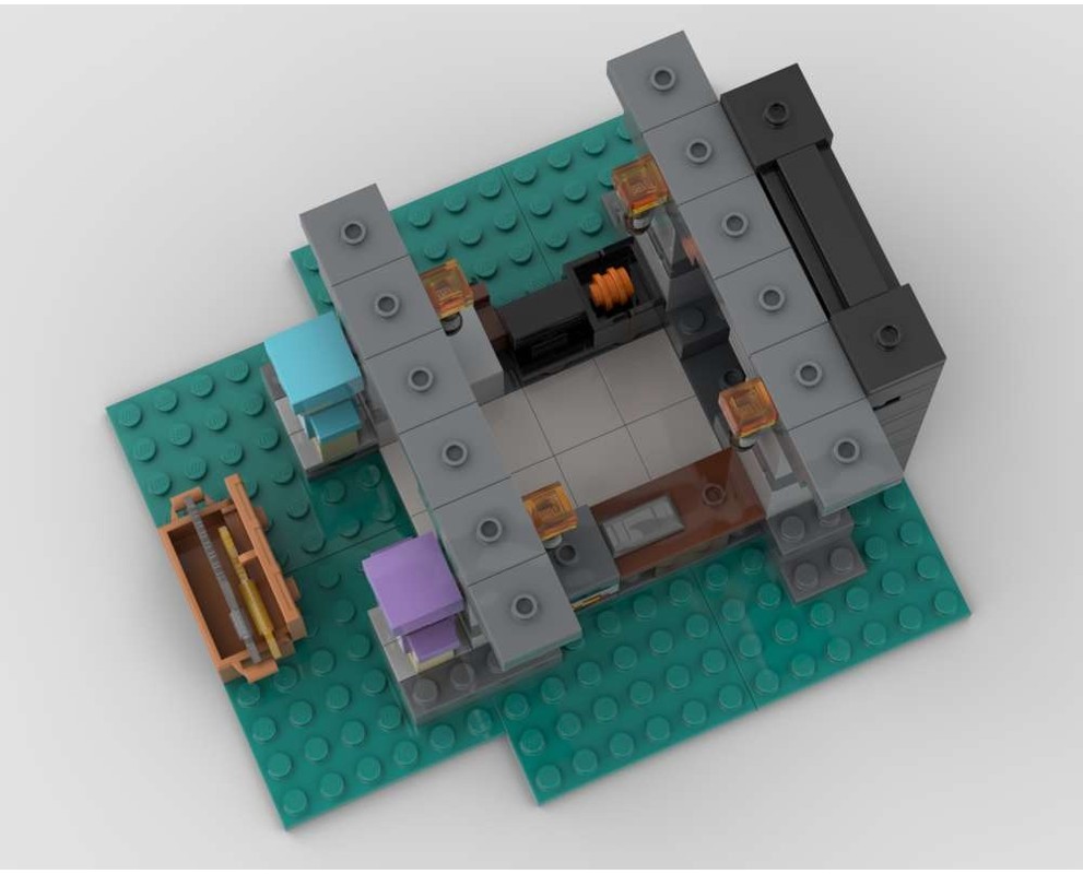 LEGO MOC-221127 Secret Base with Portal 21252 Alternative by AlexGam ...