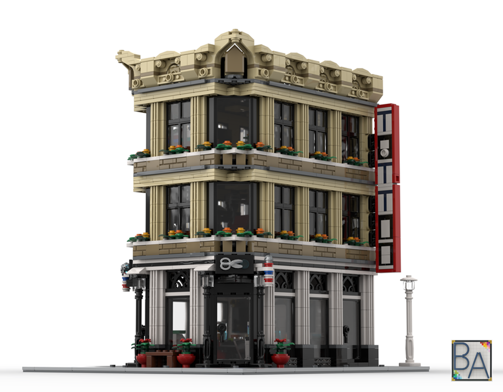 LEGO MOC Adam's Tattoo & Barber Shop by Brick Artisan | Rebrickable ...
