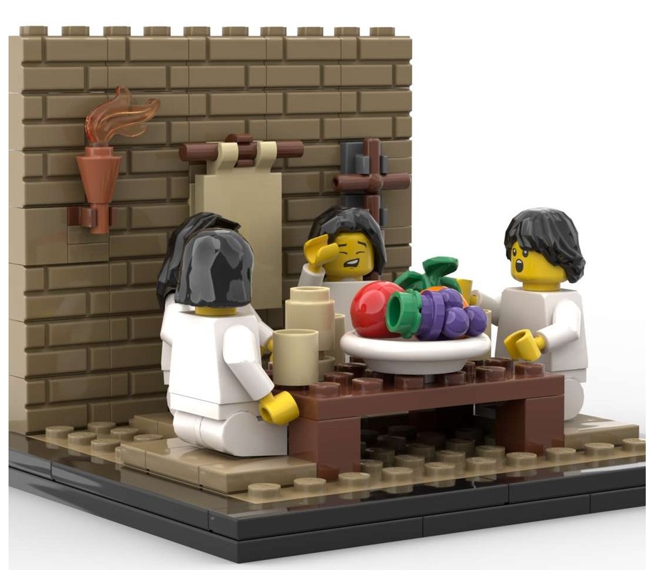 LEGO MOC The Early Church - Family Worship Time - Singing & Prayer ...