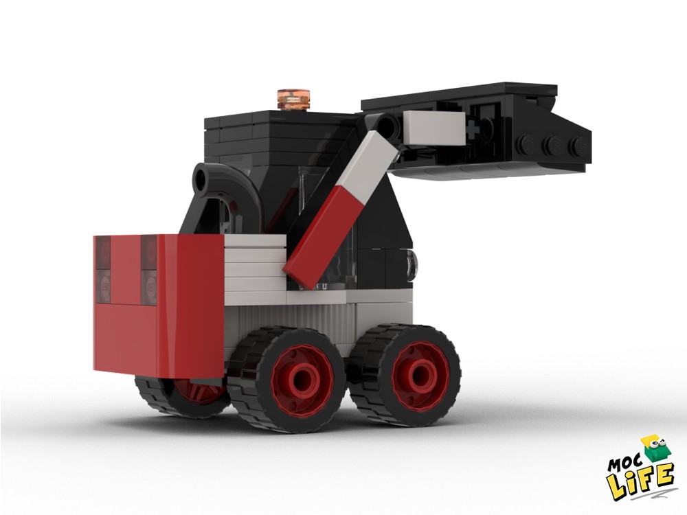 LEGO MOC Bobcat Skid-Steer Loader by MocLife | Rebrickable - Build with ...