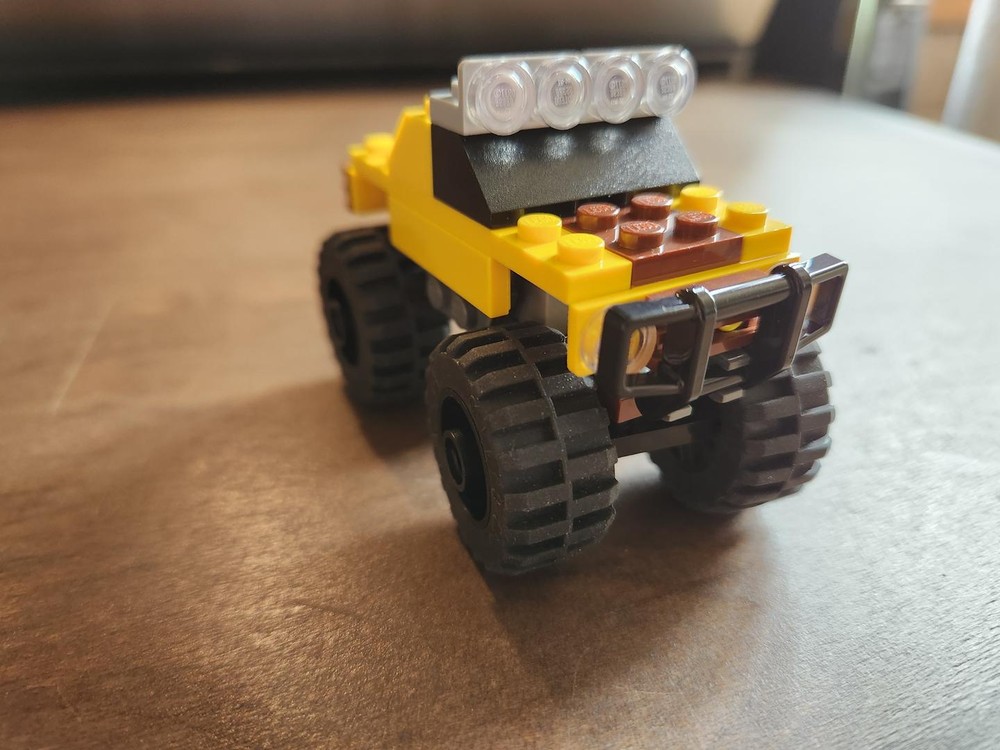 LEGO MOC-221146 30594 Rock Monster Truck with Steering Alternate Build ...