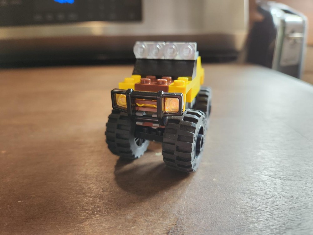 LEGO MOC-221146 30594 Rock Monster Truck with Steering Alternate Build ...