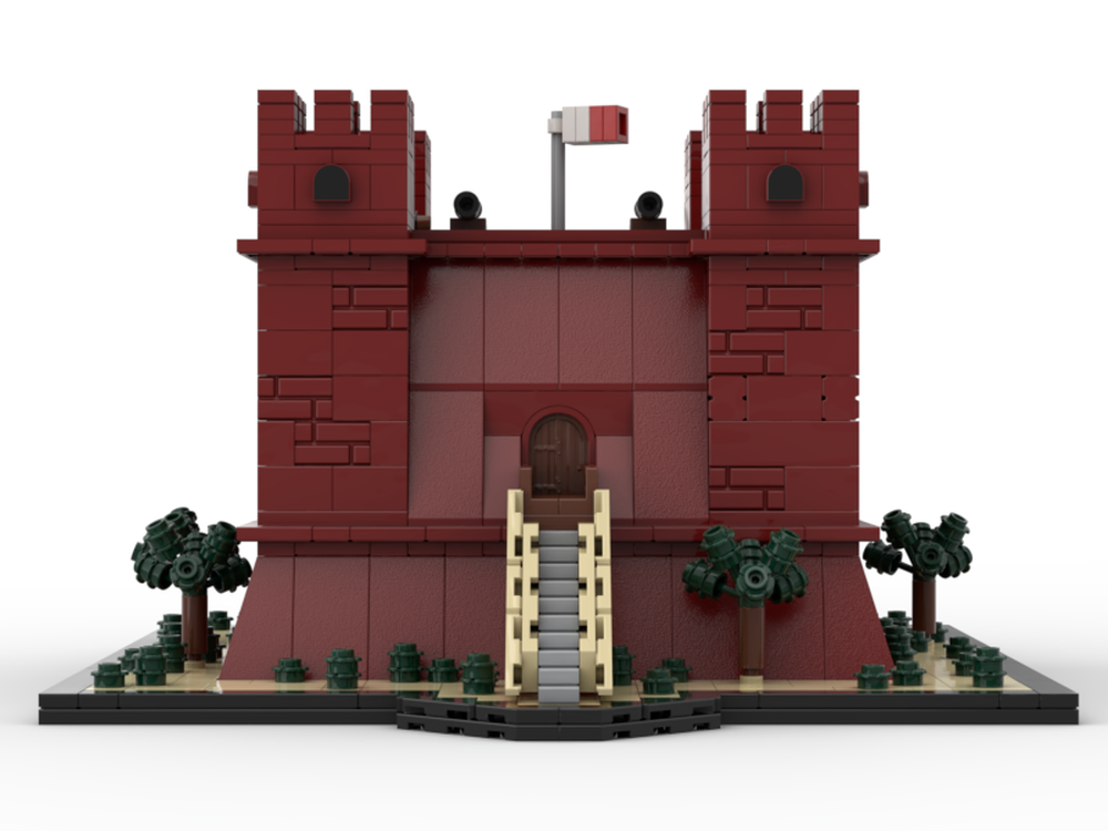 LEGO MOC Red Tower, Malta by Brick Kaiser | Rebrickable - Build with LEGO