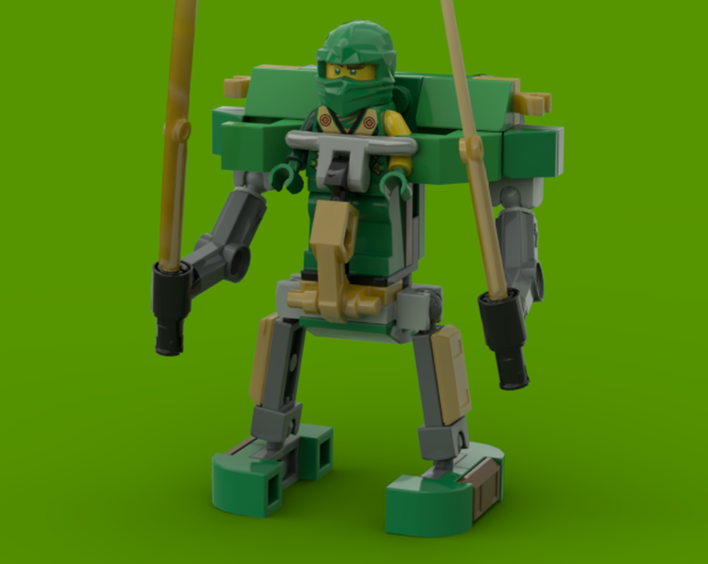 LEGO MOC lloyds fighter mech by CarterTheCreator | Rebrickable - Build ...