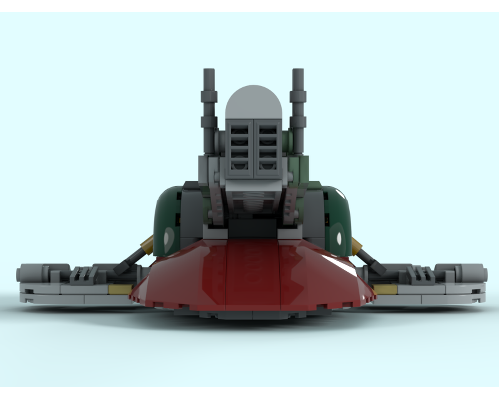 LEGO MOC Midi Scale Slave-1 (Fett family's starship, Boba's painting ...
