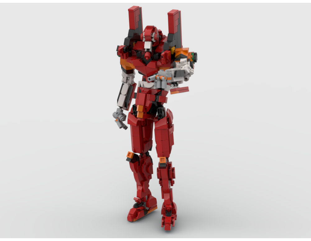 LEGO MOC Eva Unit 02 by DrippyBricks | Rebrickable - Build with LEGO