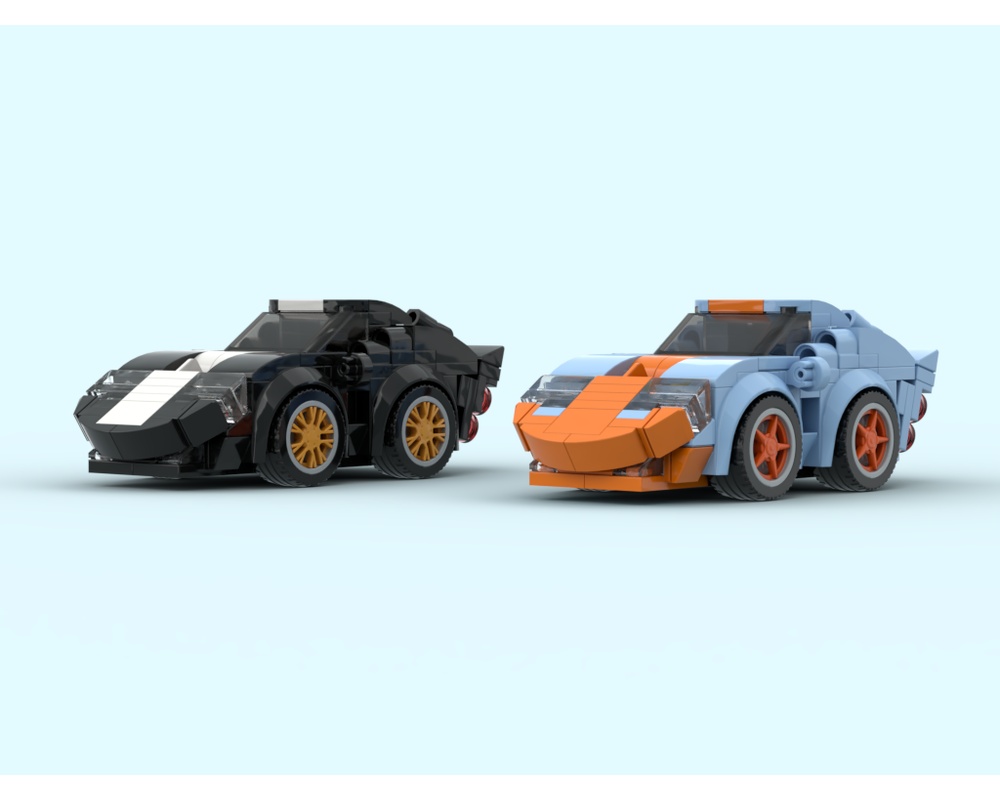 LEGO MOC Chibi Ford GT40 MK2 by SanyiWang31 | Rebrickable - Build with LEGO