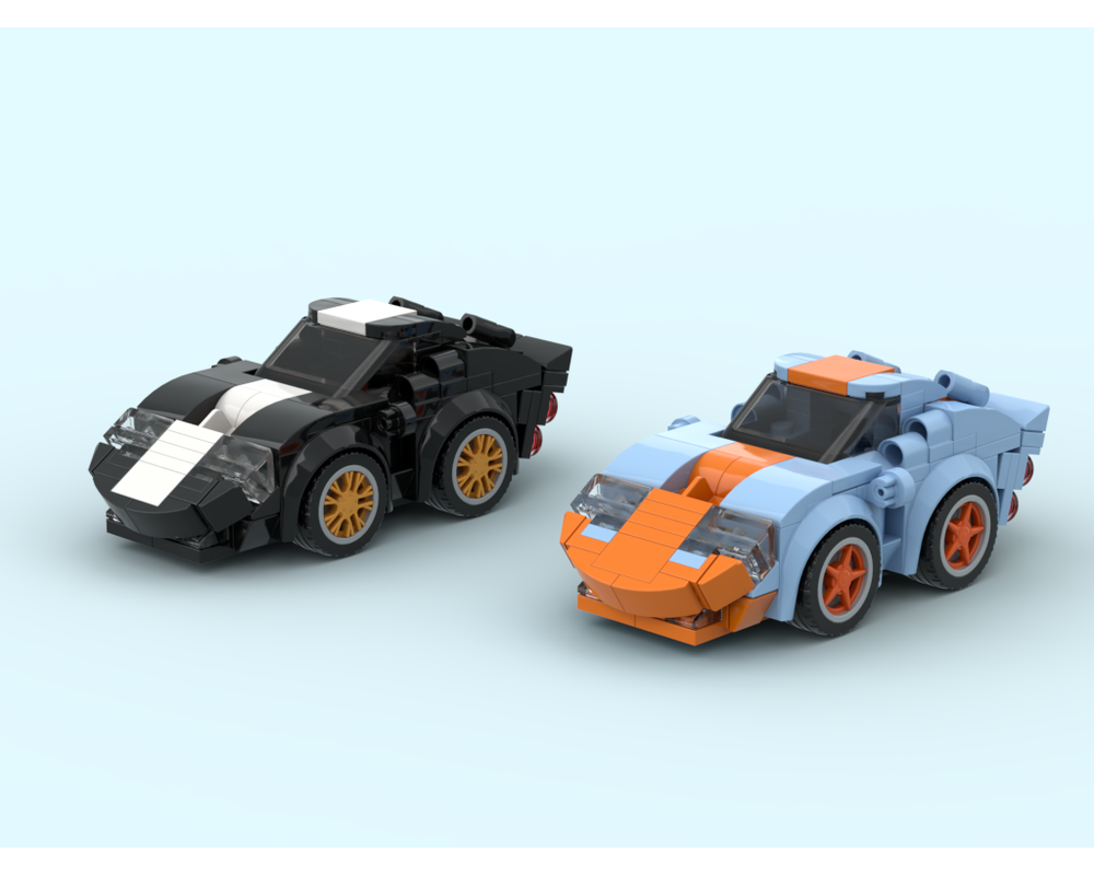 LEGO MOC Chibi Ford GT40 MK2 by SanyiWang31 | Rebrickable - Build with LEGO