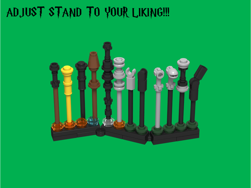 LEGO MOC Mini Wand Display & Battle Set by mox.mocs | Rebrickable ...