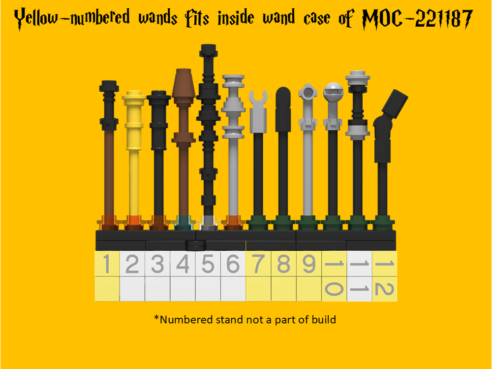LEGO MOC Mini Wand Display & Battle Set by mox.mocs | Rebrickable ...