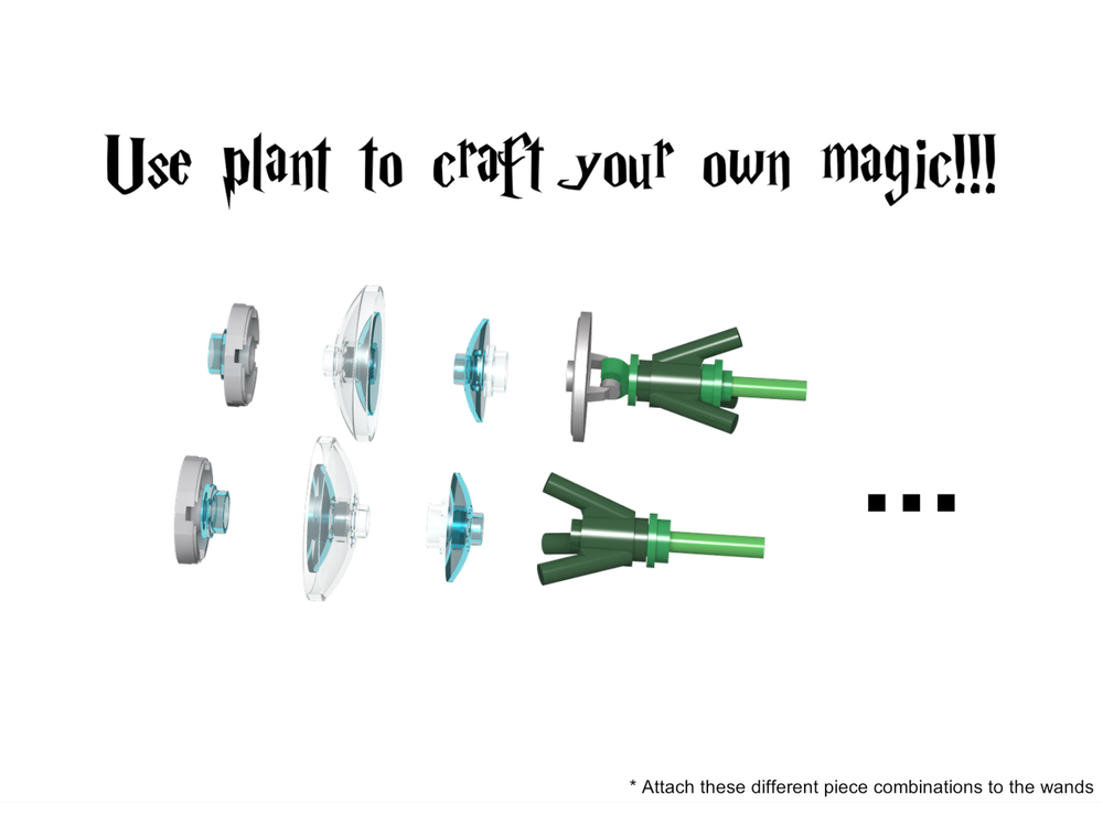 LEGO MOC Mini Wand Display & Battle Set by mox.mocs | Rebrickable ...