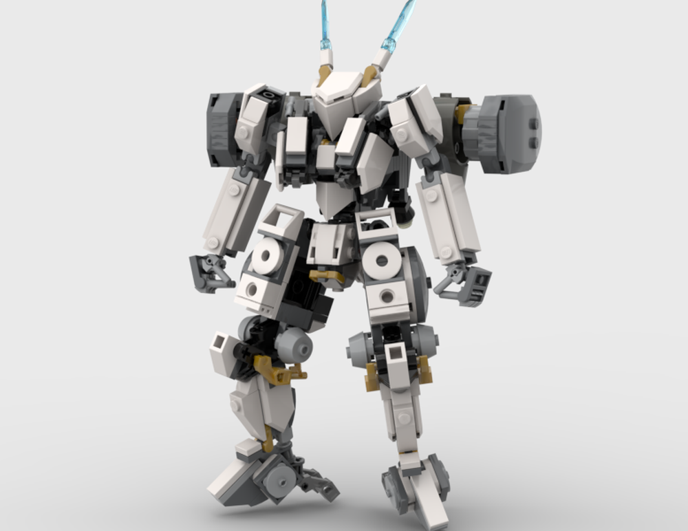 LEGO MOC white mecha by ducky_studios | Rebrickable - Build with LEGO