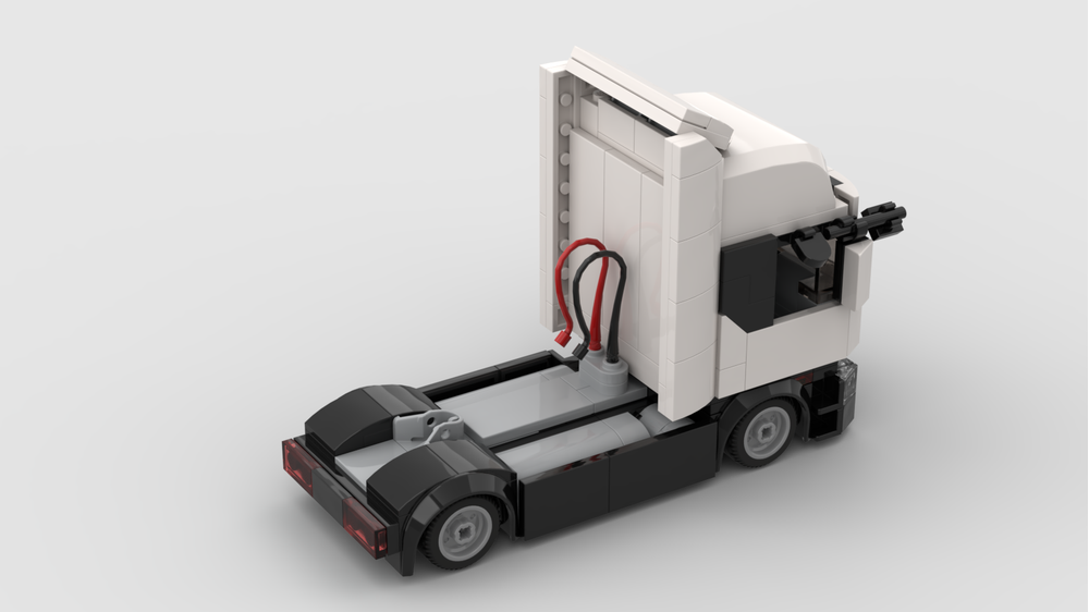 LEGO MOC Low deck tractor&double deck trailer by phigeon | Rebrickable ...