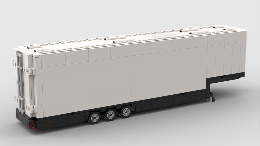 LEGO MOC-221200 Low deck tractor&double deck trailer by phigeon ...