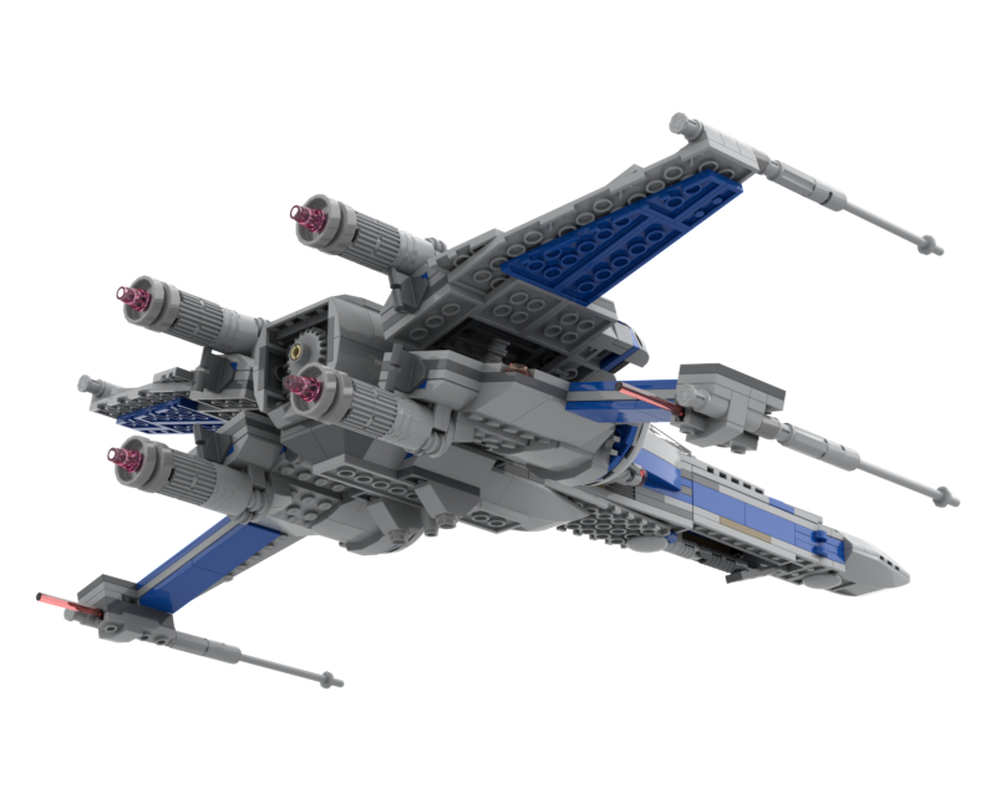 LEGO MOC Resistance T-70 Starfighter Mod by Earendil2016 | Rebrickable ...