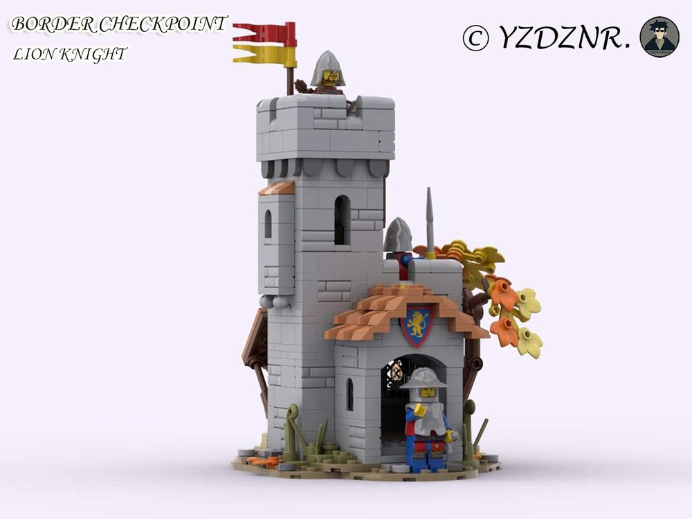 LEGO MOC Lion Knight Border Checkpoint by yascr2024 | Rebrickable ...