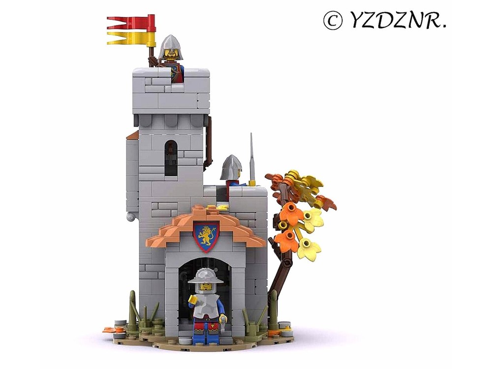 LEGO MOC Lion Knight Border Checkpoint by yascr2024 | Rebrickable ...