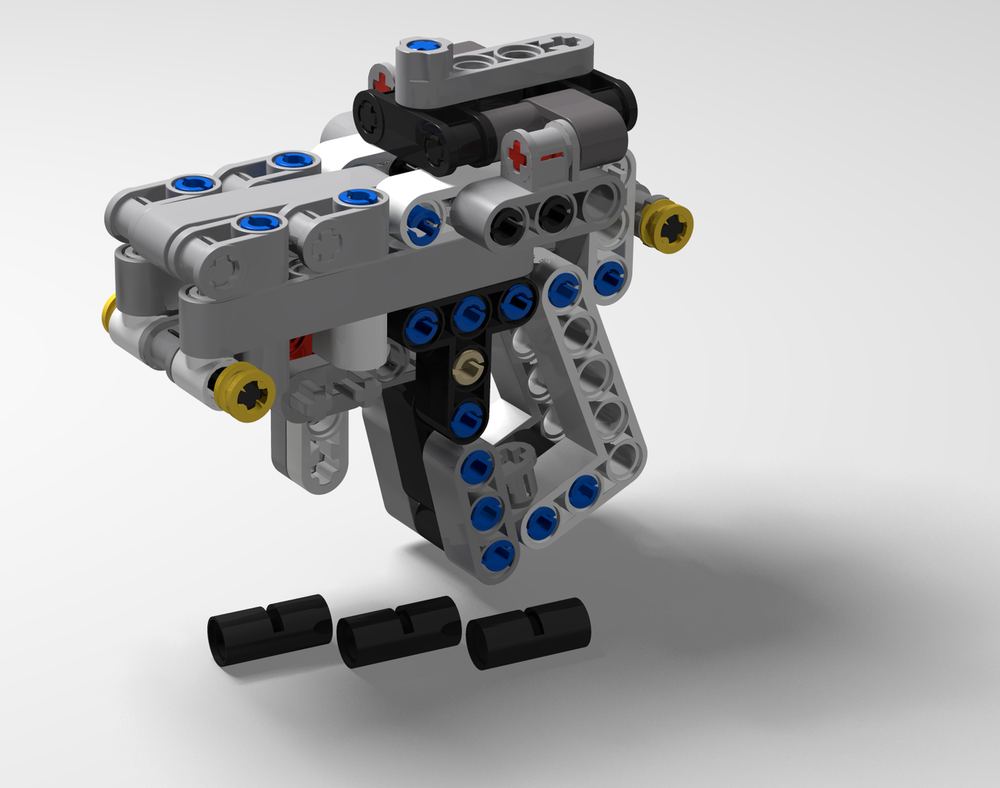 LEGO MOC Lego Mini pistol 05 magazine modification by chubrickanec ...
