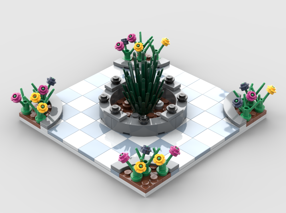 LEGO MOC Town square by RightBrick | Rebrickable - Build with LEGO