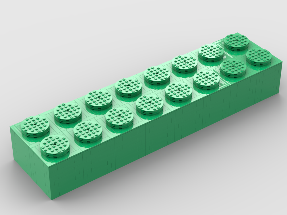 LEGO MOC 2x8 Big brick by RightBrick | Rebrickable - Build with LEGO