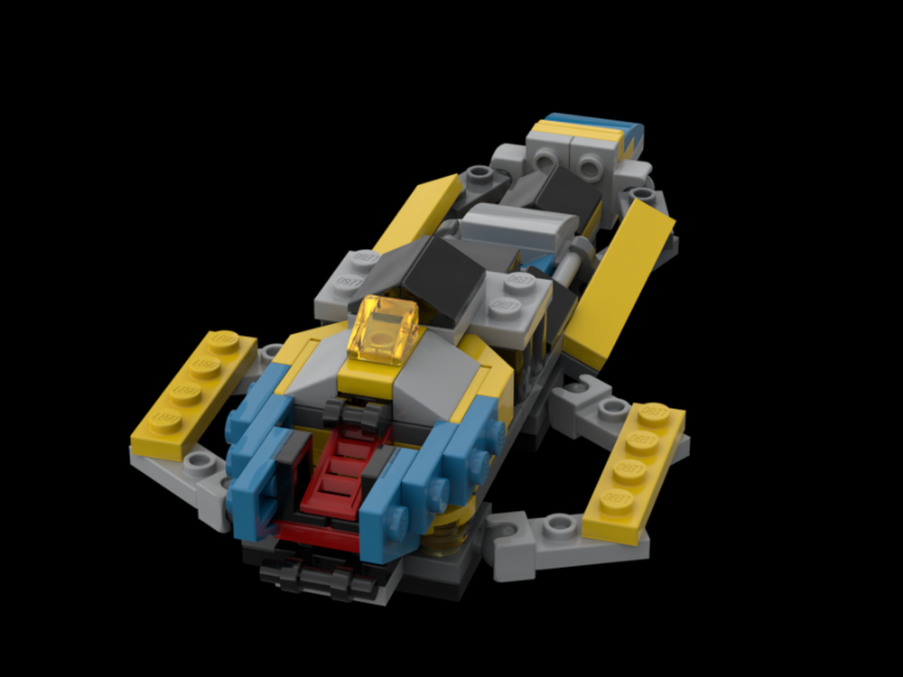 LEGO MOC Star Realms Light Cruiser by diddesen | Rebrickable - Build ...