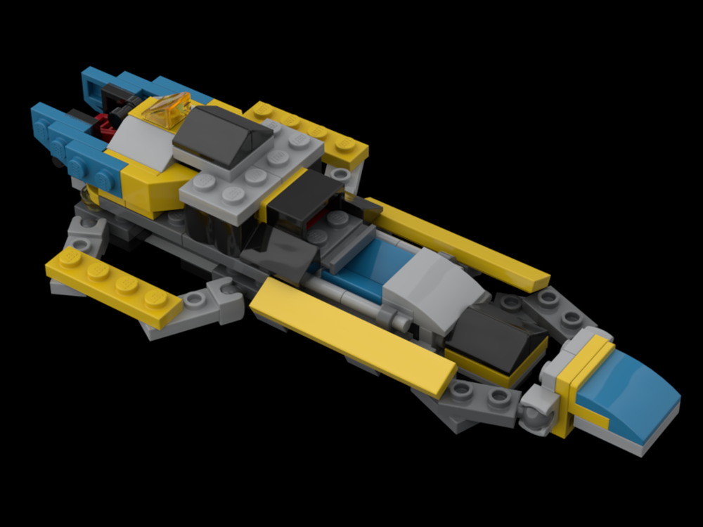 LEGO MOC Star Realms Light Cruiser by diddesen | Rebrickable - Build ...