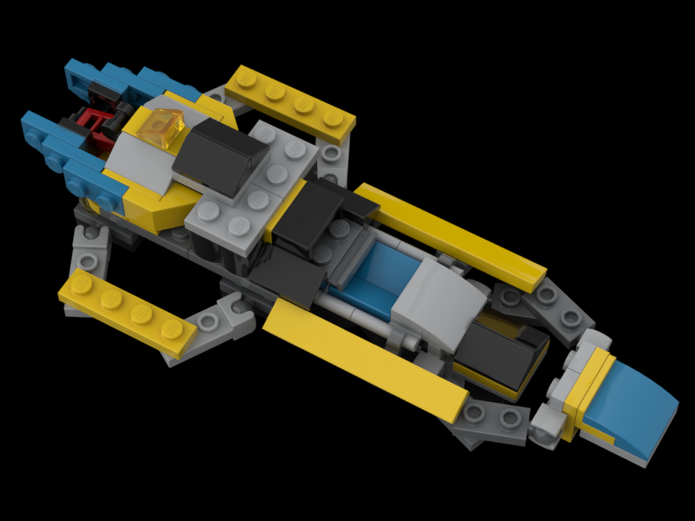 LEGO MOC Star Realms Light Cruiser by diddesen | Rebrickable - Build ...