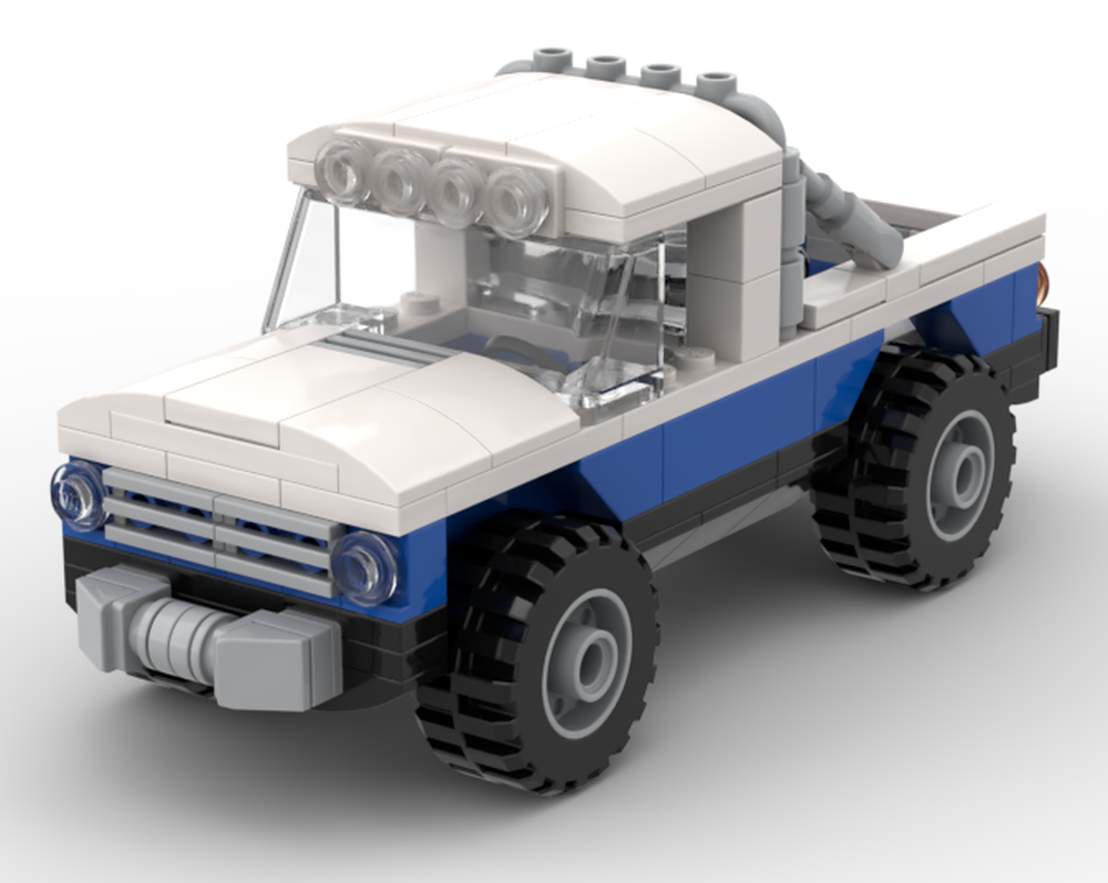 LEGO MOC 1972 Ford F-250 Mudding Truck by ORBcreations | Rebrickable ...