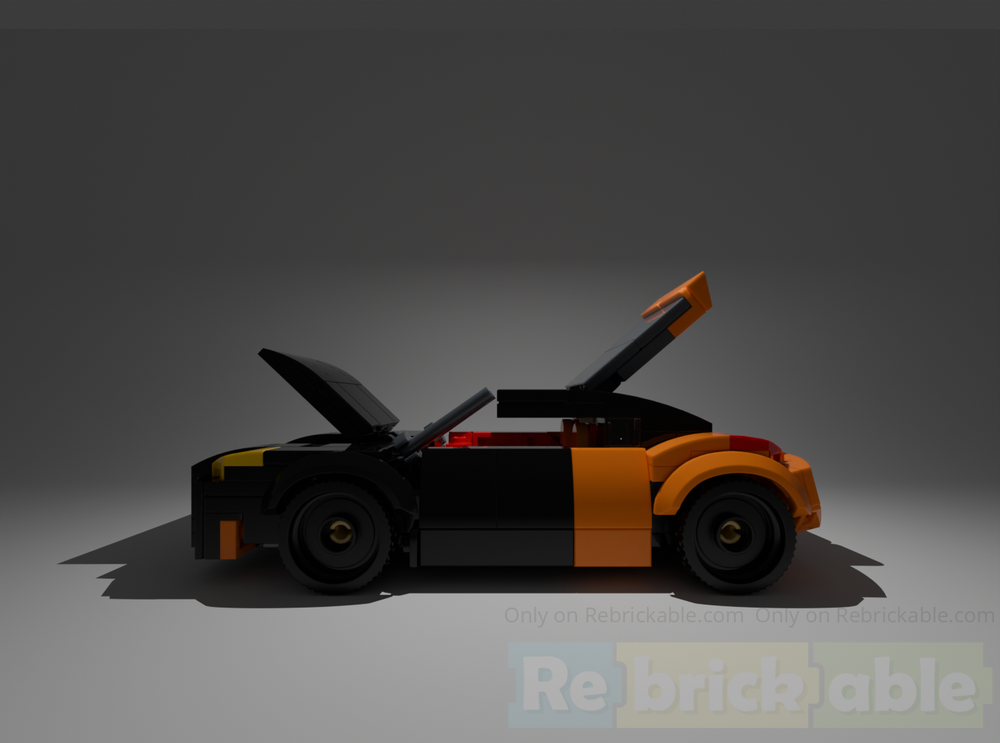 LEGO MOC-221260 Nissan 350z with opening hood and hatch by HKLegoCar ...