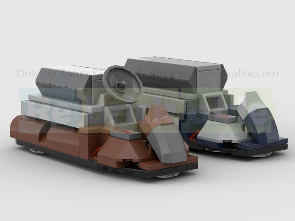 LEGO MOC Baktoid Droid Utility Carts by mattysbrix | Rebrickable ...