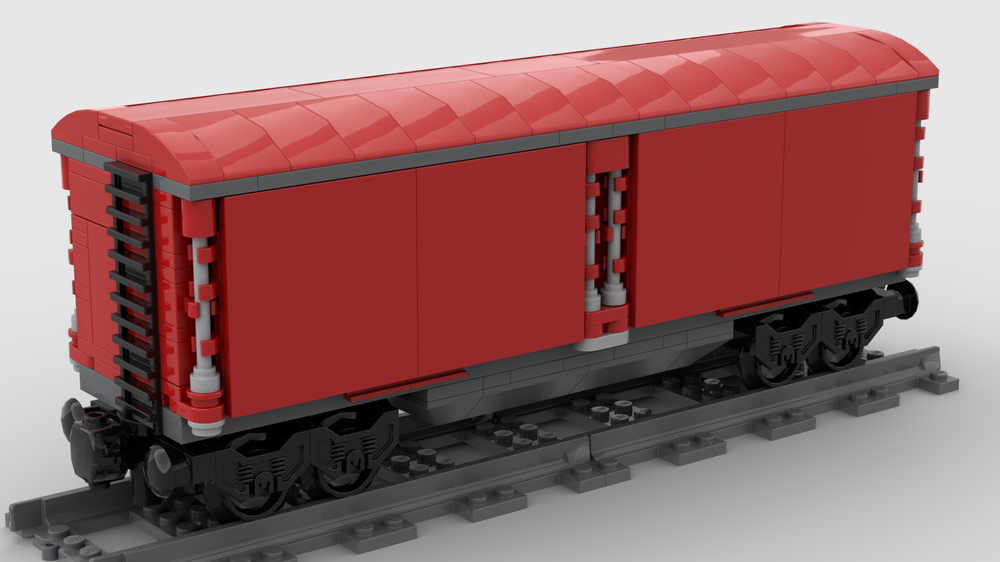 LEGO MOC Openable Box Cargo Wagon by scynox | Rebrickable - Build with LEGO