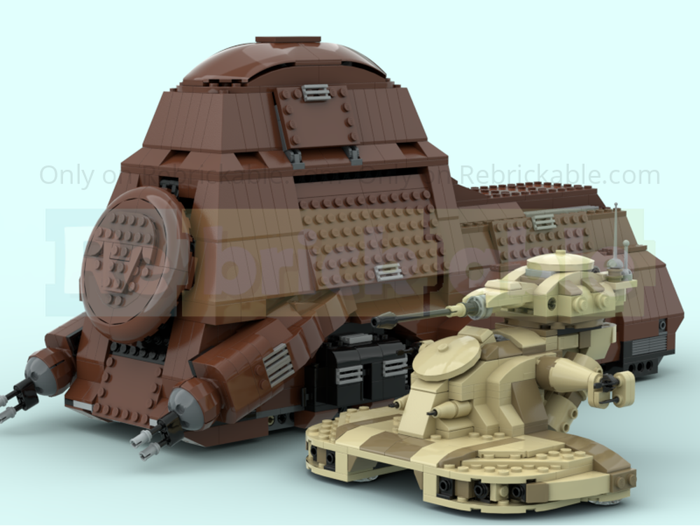 LEGO MOC-221281 Trade Federation MTT by mattygingerbrix | Rebrickable ...