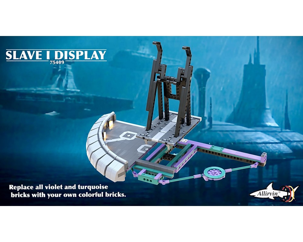 LEGO MOC-221283 Slave 1 Display Stand [75409] [75060] by ...