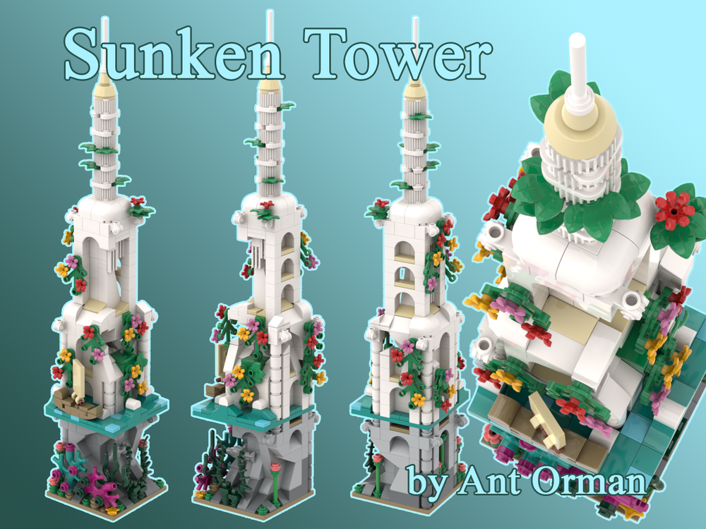 LEGO MOC Mini Sunken Tower by AntOrman | Rebrickable - Build with LEGO