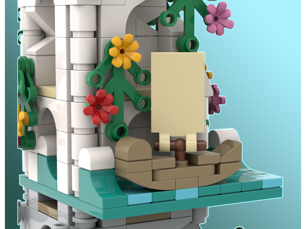 LEGO MOC Mini Sunken Tower by AntOrman | Rebrickable - Build with LEGO