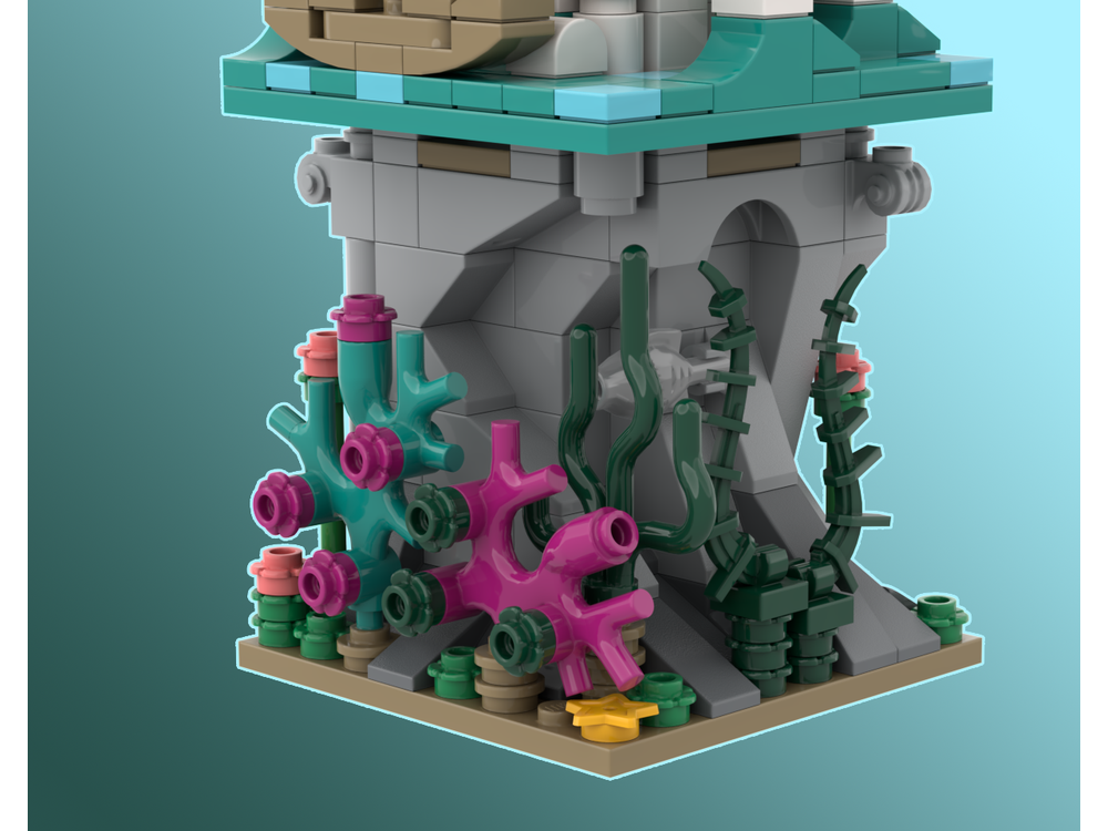 LEGO MOC Mini Sunken Tower by AntOrman | Rebrickable - Build with LEGO