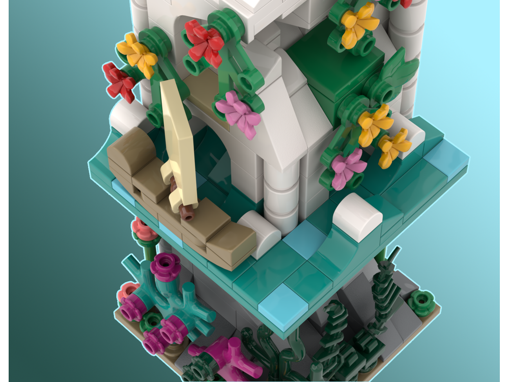 LEGO MOC Mini Sunken Tower by AntOrman | Rebrickable - Build with LEGO