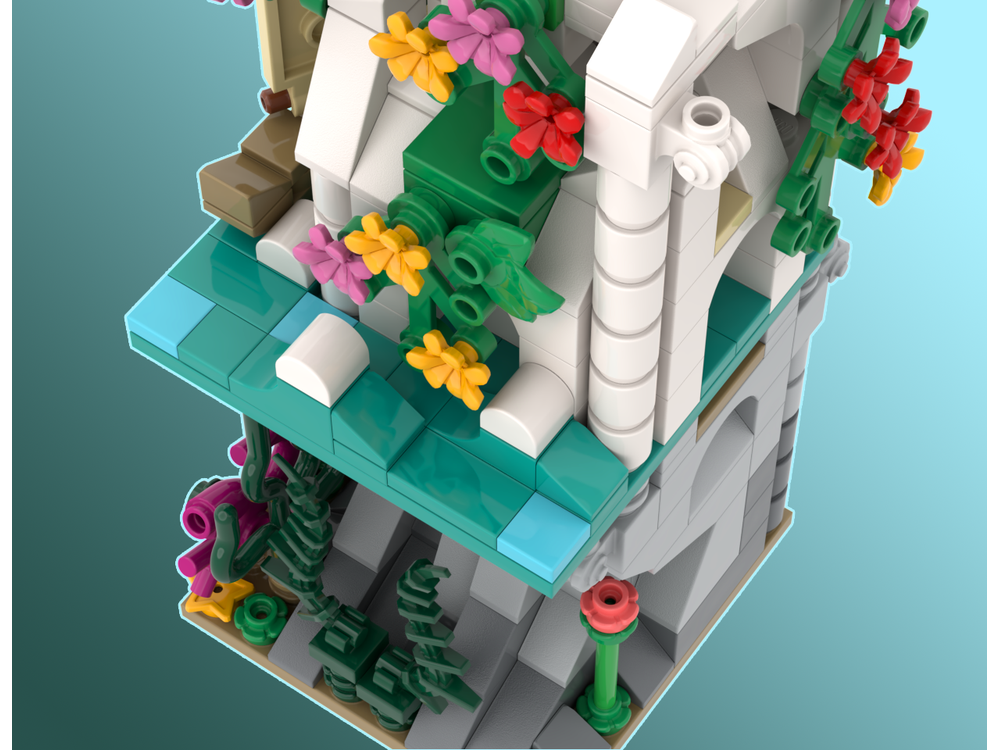 LEGO MOC Mini Sunken Tower by AntOrman | Rebrickable - Build with LEGO