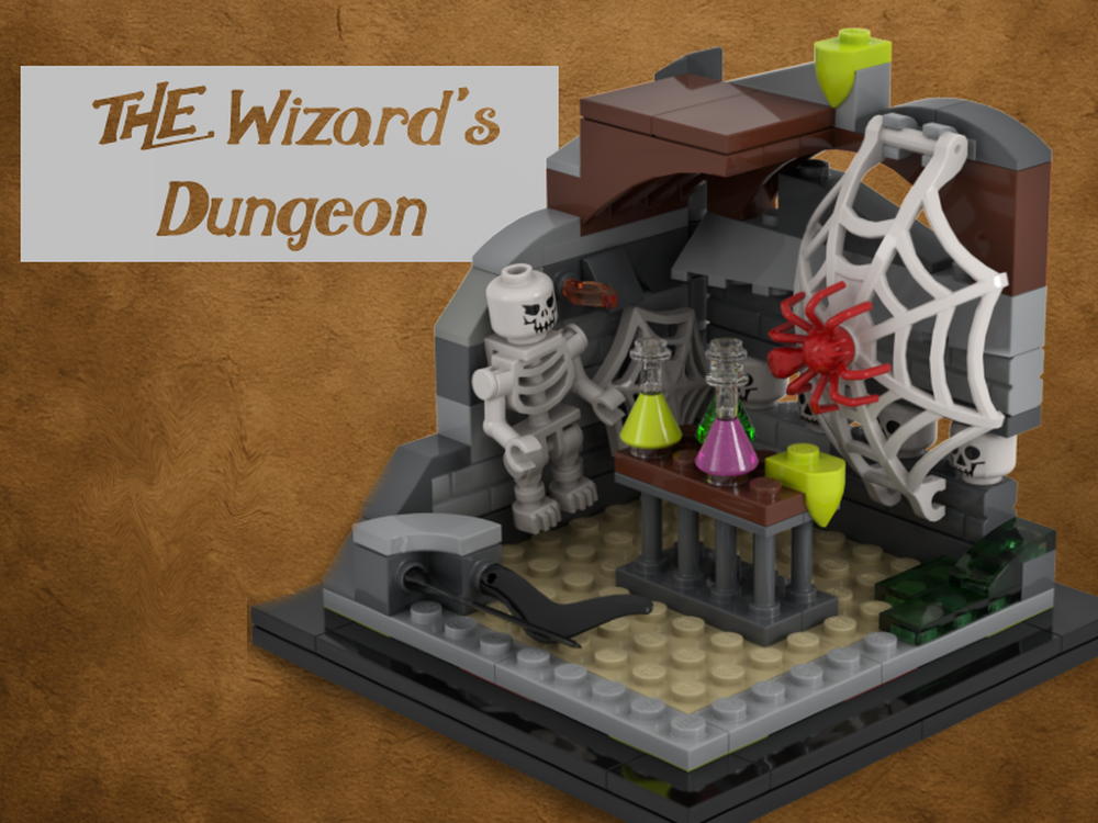 LEGO MOC-221292 Medieval Wizard Dungeon (Vignette) by Advay_theninja ...